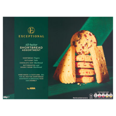 Exceptional by ASDA All-Butter Shortbread Assortment 400g - ASDA Groceries
