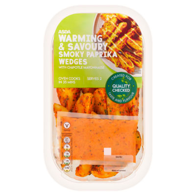 ASDA Warming & Savoury Smoky Paprika Wedges with Chipotle Mayonnaise ...