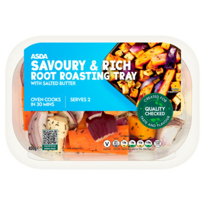 ASDA Savoury & Rich Root Roasting Tray with Salted Butter 400g - ASDA ...