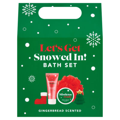 Bath Set Gingerbread Scented - ASDA Groceries