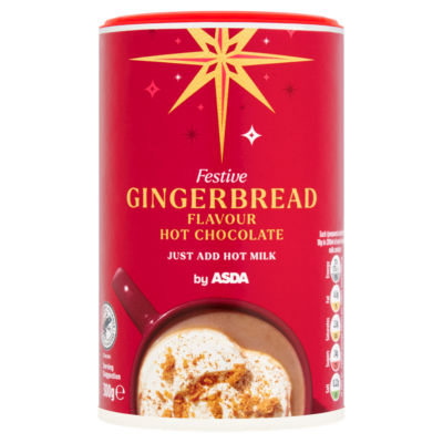 ASDA Festive Gingerbread Flavour Hot Chocolate 300g - ASDA Groceries