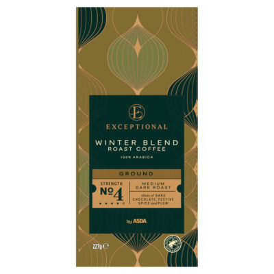 Exceptional by ASDA Winter Blend Roast Coffee Ground 227g - ASDA Groceries