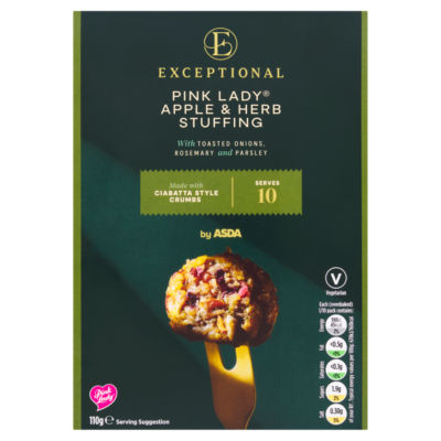 Exceptional by ASDA Pink Lady Apple & Herb Stuffing 110g - ASDA Groceries