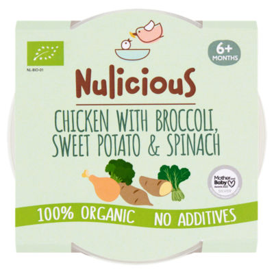 Nulicious Chicken with Broccoli, Sweet Potato & Spinach 6+ Months ...