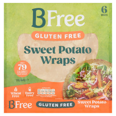 BFree Gluten Free Sweet Potato Wraps 6 Pack - ASDA Groceries