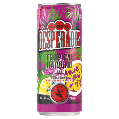 Desperados Tropical Daquiri Passionfruit & Lime Beer Cocktail 5.9% ABV ...