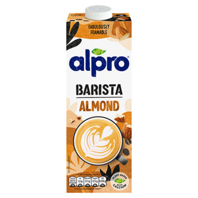 Alpro Barista Almond Long Life Dairy Free Drink 1L - ASDA Groceries