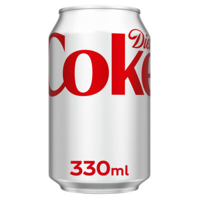 Diet Coke Cola 330ml Can - ASDA Groceries