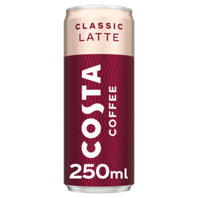 Costa Classic Latte Iced Coffee 250ml - ASDA Groceries