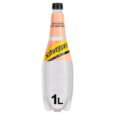 Schweppes Slimline Grapefruit Tonic Water 1L Bottle - ASDA Groceries