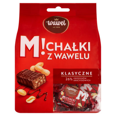 Wawel Michalki Michalki z Wawelu Chocolate Coated Peanut Candies 245g ...