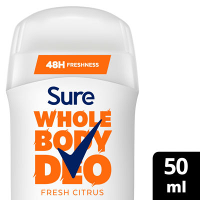 Sure Fresh Citrus Whole Body Deodorant 50 ml - ASDA Groceries