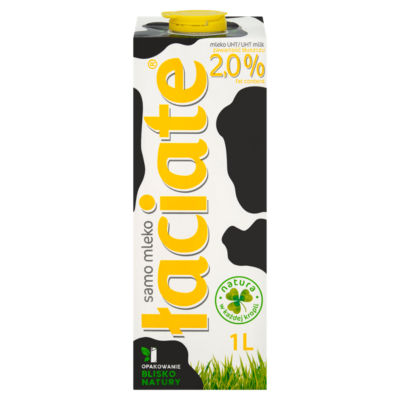 Laciate UHT Milk 2,0% Fat Content 1L - ASDA Groceries