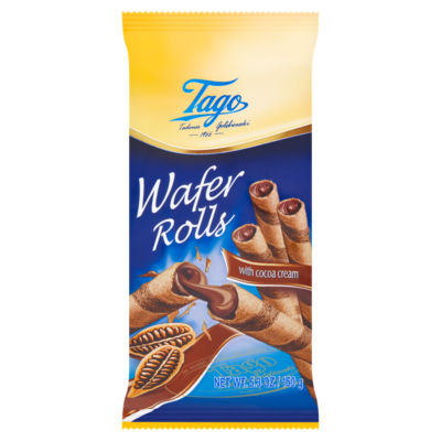 Tago Wafer Rolls with Cocoa Cream 150g - ASDA Groceries