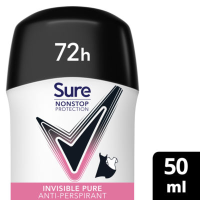 Sure Nonstop Protection Invisible Pure Anti-Perspirant Cream 50 ml ...