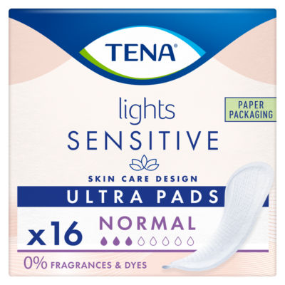 Tena lights Ultra Pads Normal 16 pack - ASDA Groceries