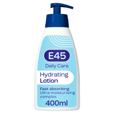 E45 Daily Non-Greasy Moisturiser Body Lotion for Dry & Sensitive Skin ...