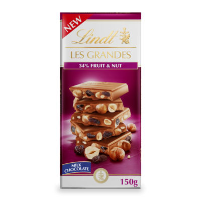 Lindt LES GRANDES MILK CHOCOLATE 150g - ASDA Groceries