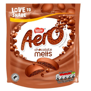 Aero Melts Melts Milk Chocolate Sharing Bag 92g - ASDA Groceries
