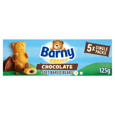 Barny Barny 5 pack Chocolate Soft Baked Bears 125g (5 X 25g) - ASDA ...