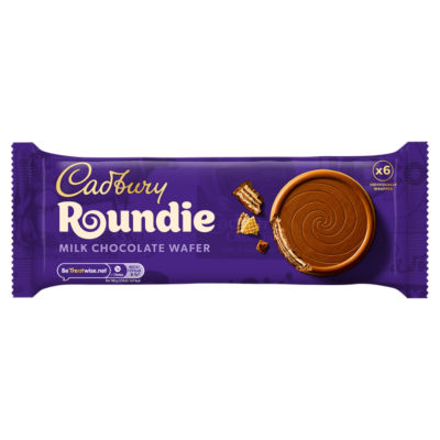 Cadbury Roundie Milk Chocolate Biscuits 6 Pack - ASDA Groceries