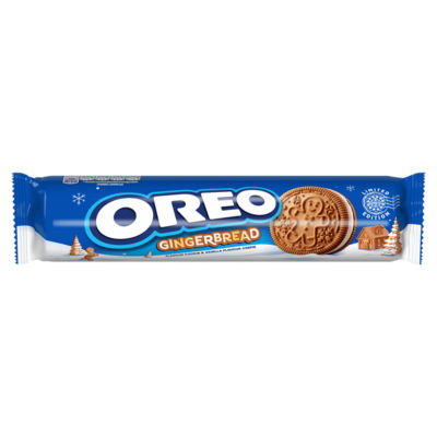 Oreo Limited Edition Gingerbread Flavour Cookie & Vanilla Flavour Creme ...
