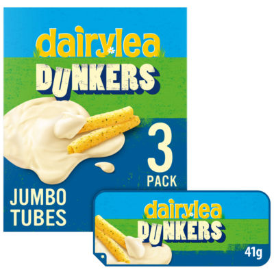 Dairylea Dunkers Jumbo Tubes Cheese Snacks 3 Pack Multipack 123g (3 x ...