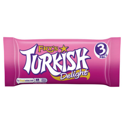 Fry's Turkish Delight Chocolate Bar 3 Pack Multipack 153g (3 x 51g ...