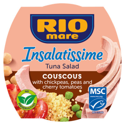 Rio Mare Insalatissime Tuna Salad Couscous with Chickpeas, Peas and ...