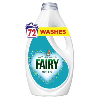 Fairy Non Bio Liquid Detergent 72 Washes - ASDA Groceries