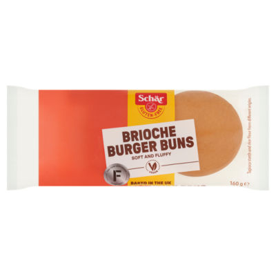 Schar Gluten-Free Brioche Burger Buns 160g - ASDA Groceries