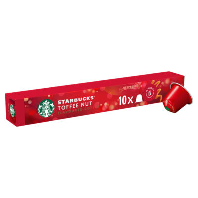 Starbucks STARBUCKS Toffee Nut Flavoured Coffee by NESPRESSO, STARBUCKS ...