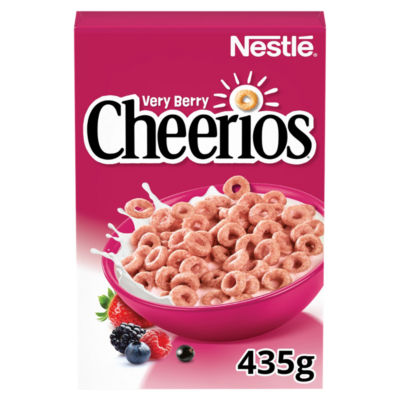 Cheerios Very Berry Multigrain Breakfast Cereal 435g - ASDA Groceries