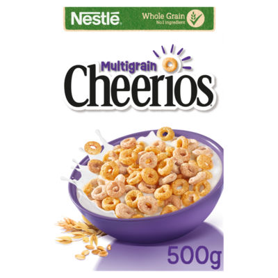 Nestlé® Cheerios Multigrain Breakfast Cereal 500g - ASDA Groceries