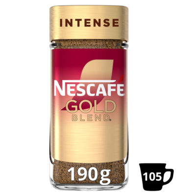 Nescafe Gold Blend Intense Instant Coffee 190g - ASDA Groceries