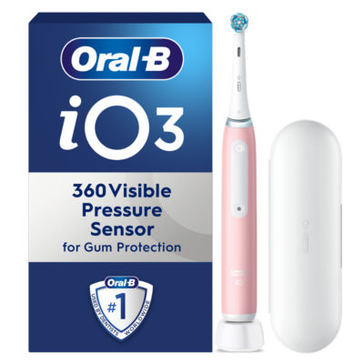 Oral-B iO 3 Pink Electric Toothbrush - ASDA Groceries