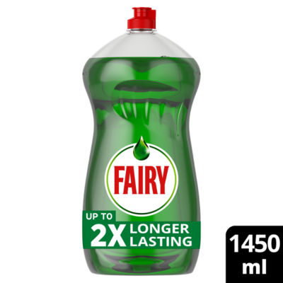 Fairy Original Washing Up Liquid Green with LiftAction 1450ML - ASDA ...