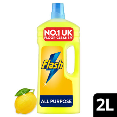 Flash Multipurpose Floor Liquid Cleaner Crisp Lemon 2L - ASDA Groceries