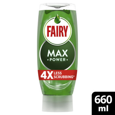 Fairy Max Power Washing Up Liquid 660ML - ASDA Groceries