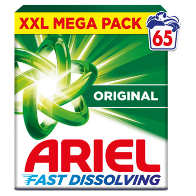 Ariel Washing Powder Original 3.575kg, 65 Washes - ASDA Groceries