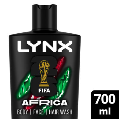 Lynx Limited Edition FIFA Africa 3-in-1 Body Wash 700 ml - ASDA Groceries