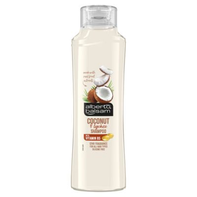 Alberto Balsam Coconut & Lychee Shampoo 300ml - ASDA Groceries