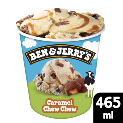 Ben & Jerry's Caramel Chew-Chew Ice Cream Tub 465 ml - ASDA Groceries