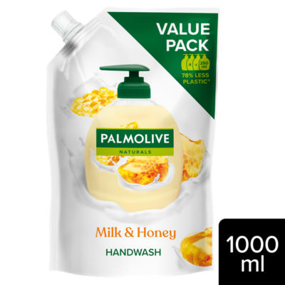 Palmolive Naturals Milk & Honey Handwash Soap Refill 1L - ASDA Groceries