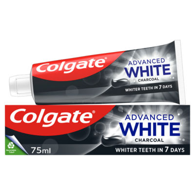 Colgate Advanced White Teeth Whitening Charcoal Toothpaste 75ml - ASDA ...