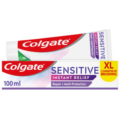 Colgate Sensitive Instant Relief Repair + Multi-Protection Toothpaste ...
