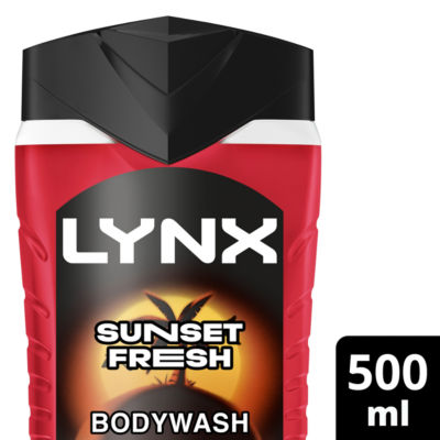 Lynx Sunset Fresh 3-in-1 Body Wash 500 ml - ASDA Groceries