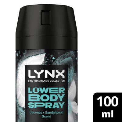 Lynx Fine Fragrance Collection Coconut + Sandalwood Lower Body Spray ...