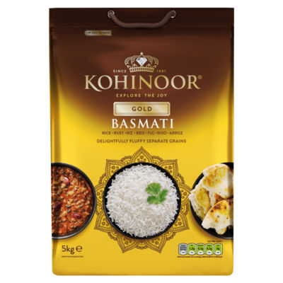 Kohinoor Gold Basmati Rice 5kg - ASDA Groceries