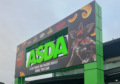 Asda store steps into the Upside Down to celebrate the fifth and final ...